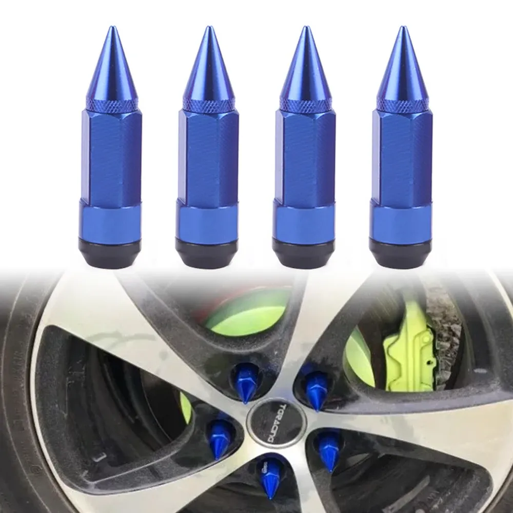 Extended Tuner Lug Nuts with Spike for M12X1.25/M12x1.,5 Aluminum vw ...