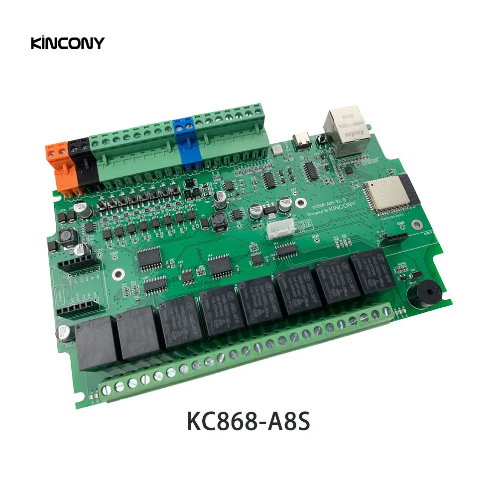 KC868-A8S ESP32 GSM Development Board, DIY Switch Module with RJ45, WiFi Relay, MQTT, Web ...
