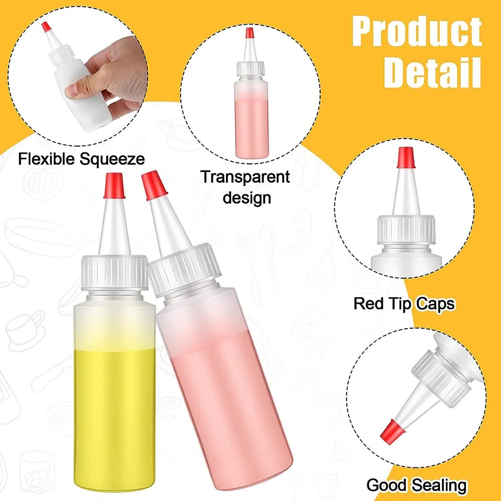 DHgate.com:2024 Translucent Plastic Mini Squeeze Bottles for Crafts ...