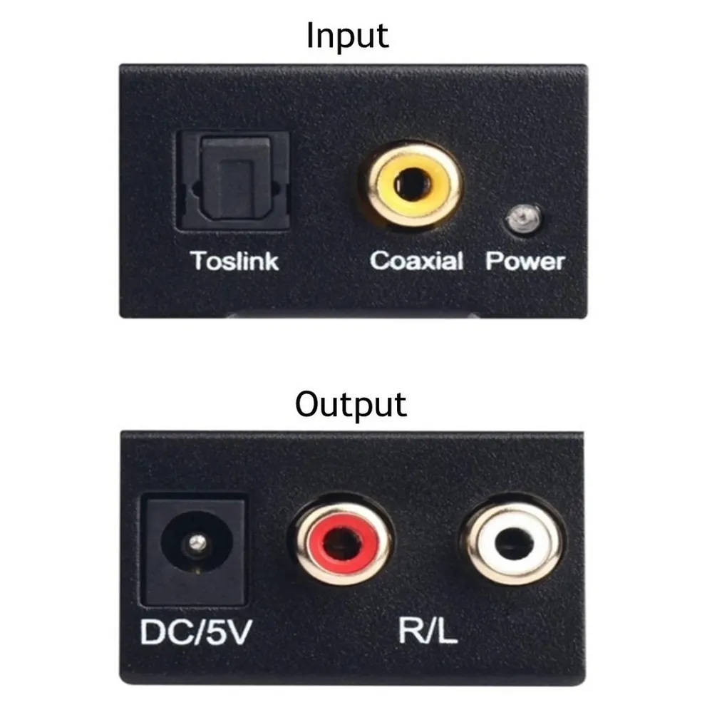 Bluetooth Digital to Analog Audio Converter Adapter Amplifier Decoder ...