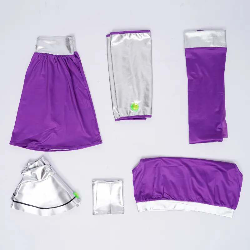 Starfire Cosplay Costume For Women Full Set, Teen Titans Anime ...