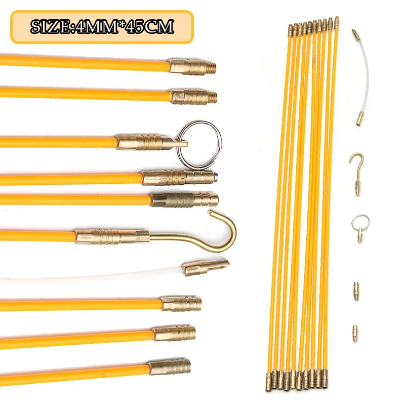 DHgate.com:Fiberglass Push Puller Kit: 10 Durable Rods for Smooth Cable ...