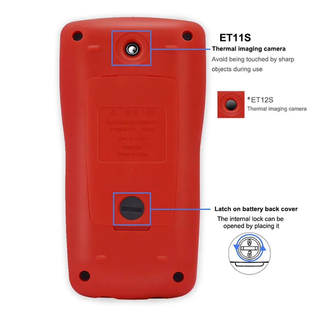 DHgate.com:2-in-1 Digital Thermal Imager Multimeter Infrared Thermal ...