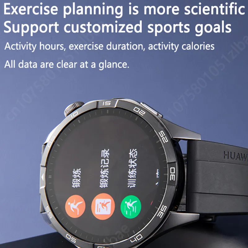 Huawei Watch GT4 Smartwatch with Blood Oxygen Monitor, Heart Rate ...