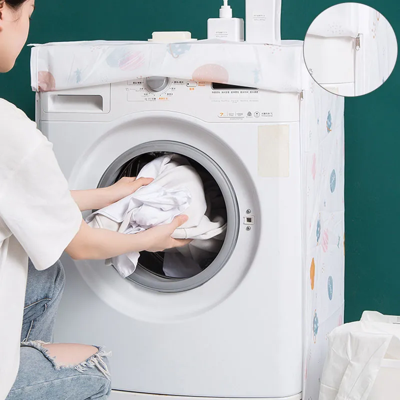 2024 UpgradedPEVA Waterproof Washing Machine Cover for Automatic ...