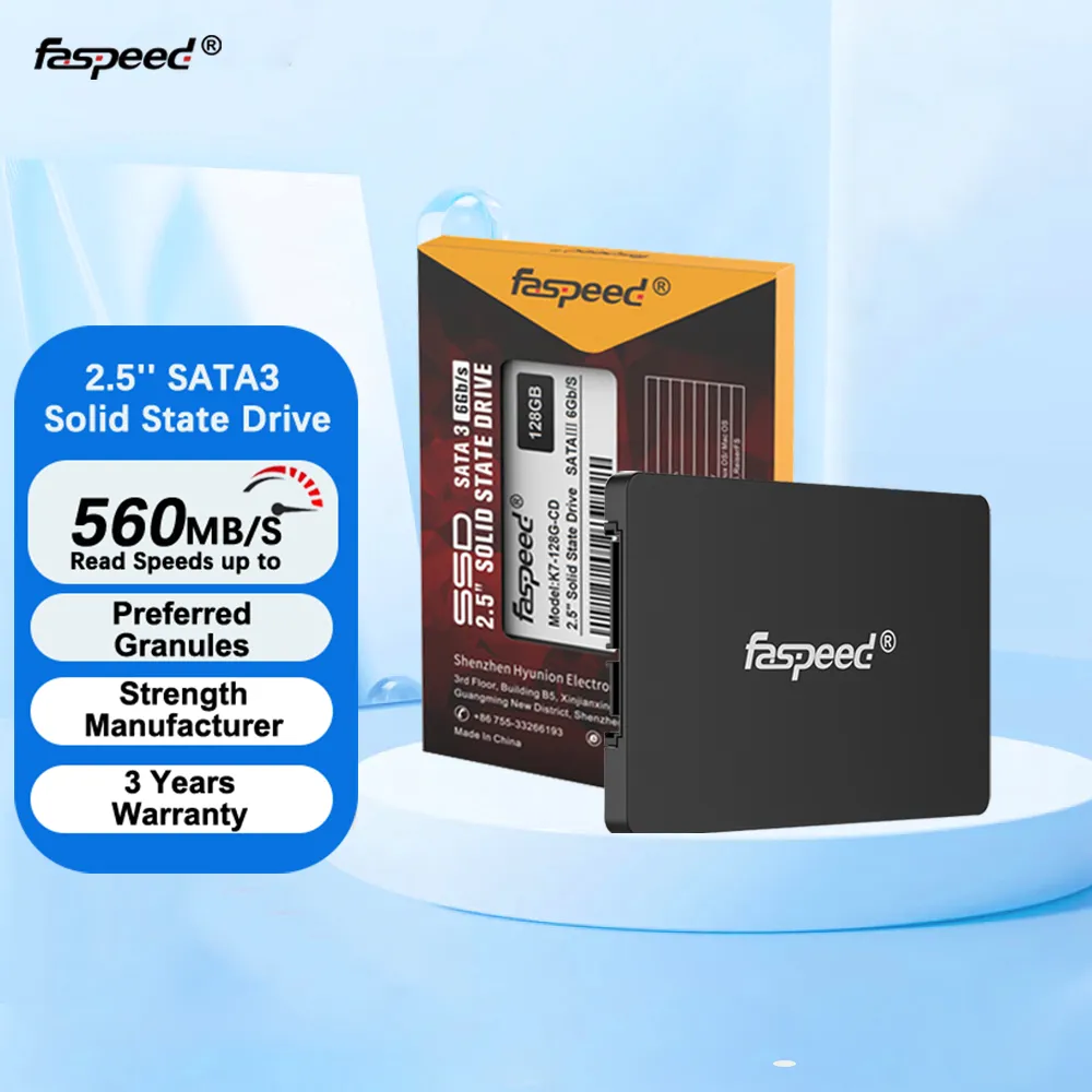 Faspeed 2.5 1TB/2TB/256GB/512GB/128GB SATA III Internal Solid State ...