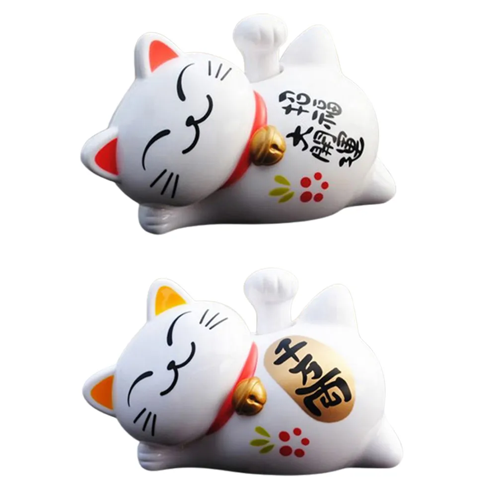 Chinese Lucky Waving Cat Solar Powered Welcoming Fortune Cat Beckoning ...