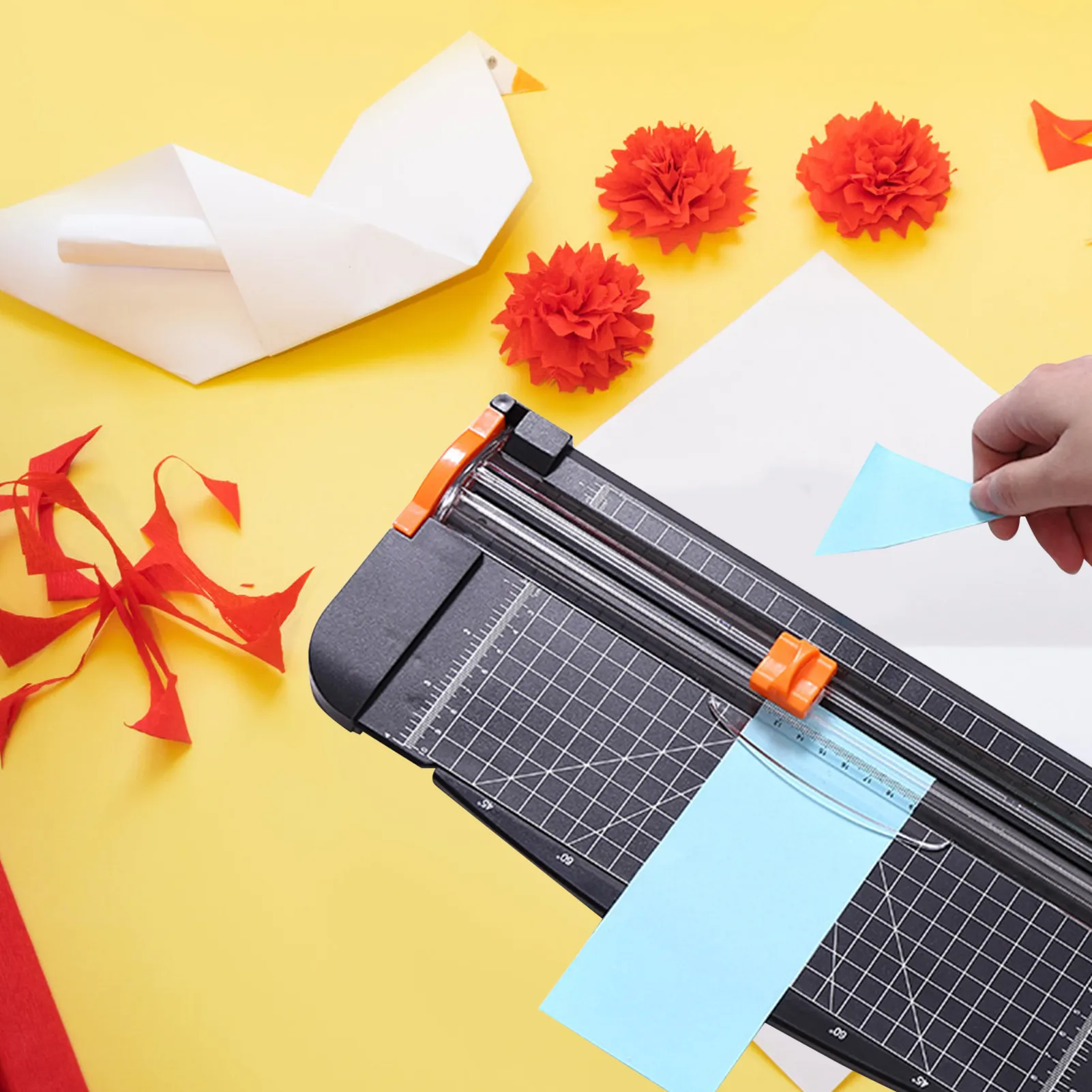 Portable A4 Paper Cutter, 12.2 Inch Cut Length Desktop Paper Trimmer ...