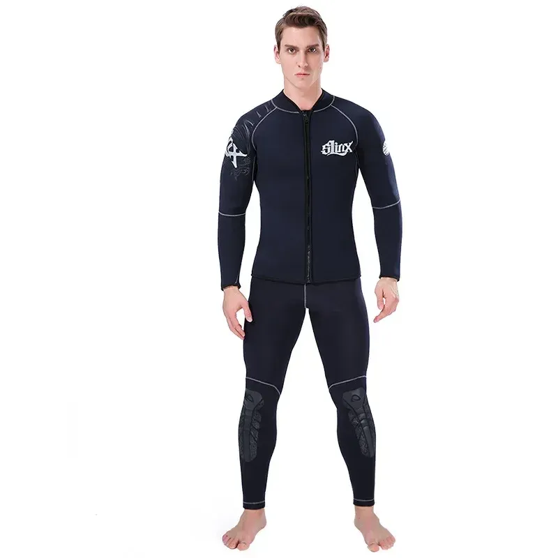 Enhanced 5mm Thickened Split Wetsuit: Premium Neoprene Thermal Diving ...