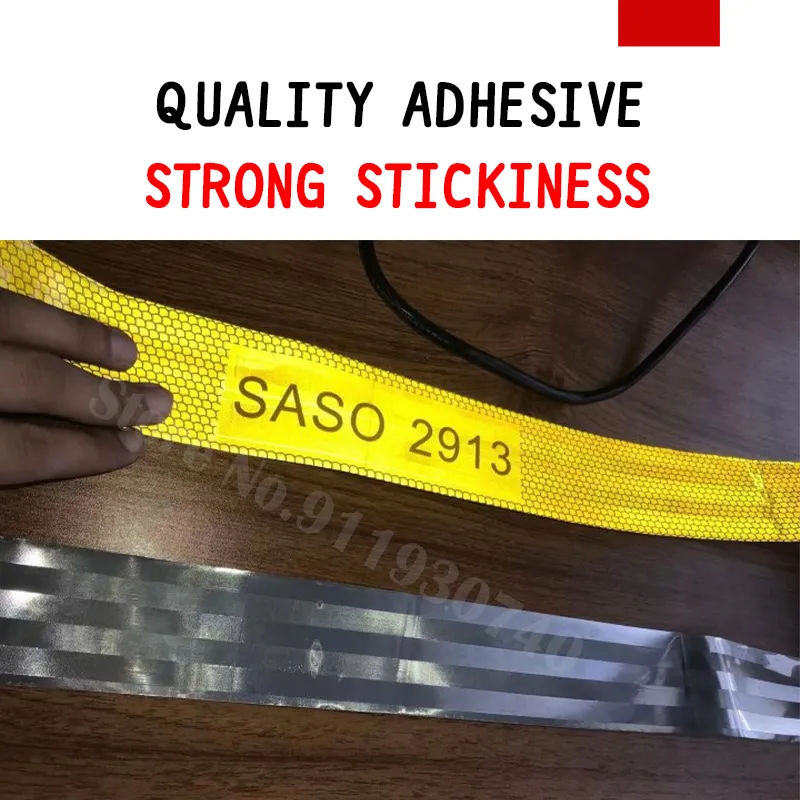 Reflective Tape for Trucks - 45.7M Aluminum Adhesive Sticker, Enhances ...