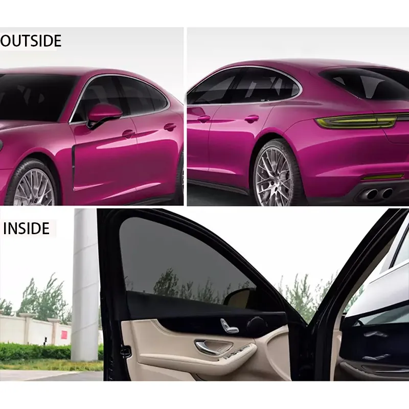 2/3/5m Solar Automotive Removable Protective Glass Window Auto Sunshade ...