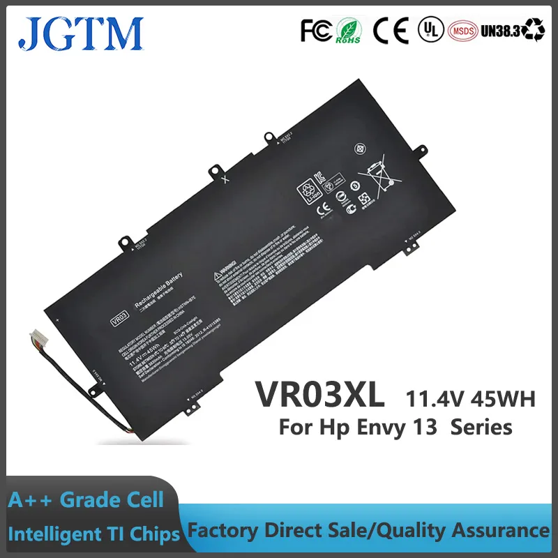 VR03XL Laptop Battery Replacement 11.4V Li-polymer for HP Envy 13-d ...