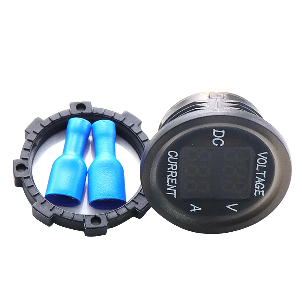 Lightweight Car Digital Voltmeter Ammeter For 12 24V Vehicles Personal ...