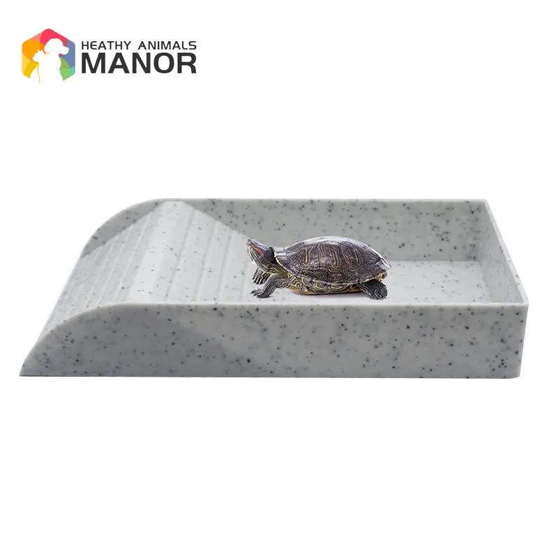 Tortoise Water Bowl Climbing With Ramp Pet Galvanized Bath Tub Baskets ...