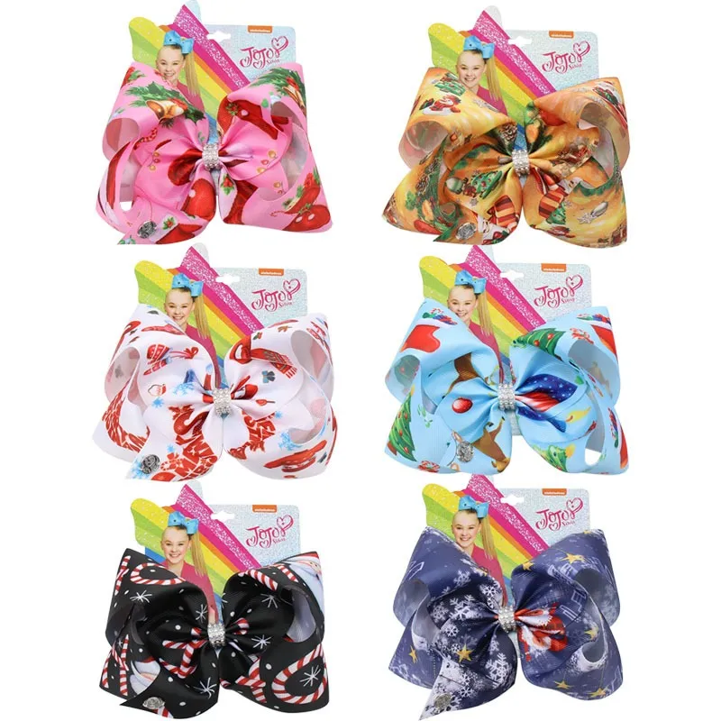 Thanksgiving Bowkont Girls Hair Bows 8 Inch Grosgrain Ribbon Hairpins ...