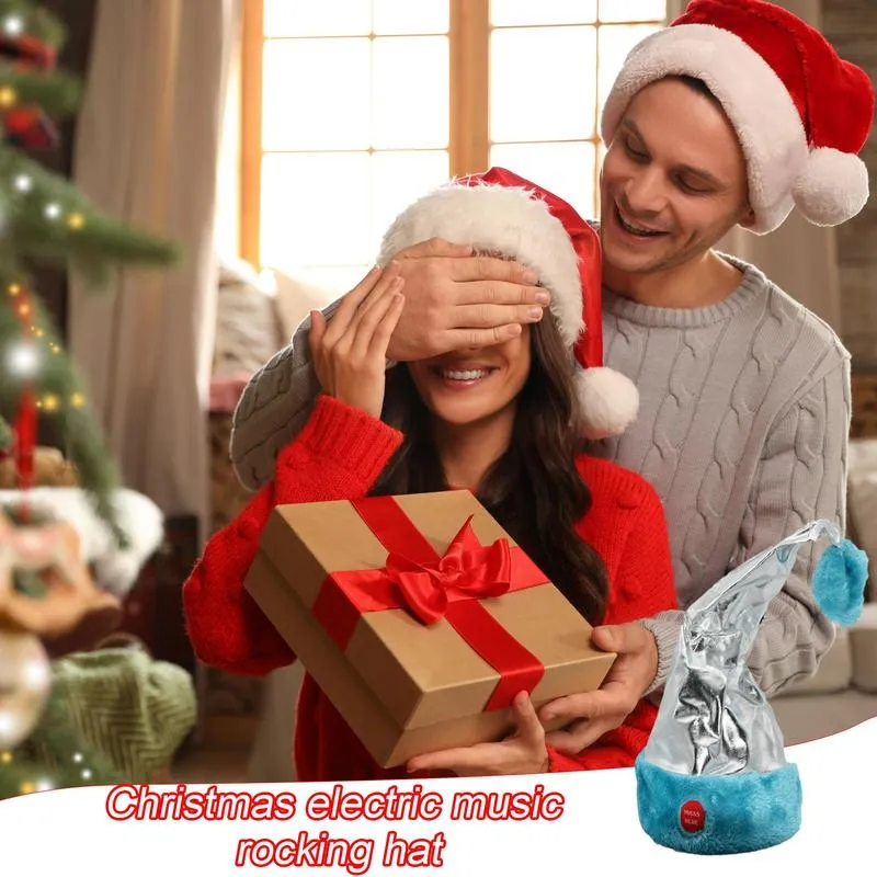 DHgate.com:Electric Musical Christmas Hat with LED Lights for Fun ...