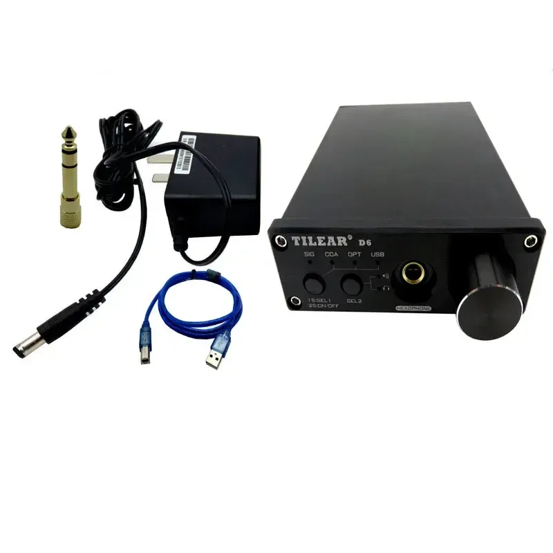 DLHiFi dac converter-D6 Dual ES9038Q2M Audio USB Optical Coaxial DSD ...