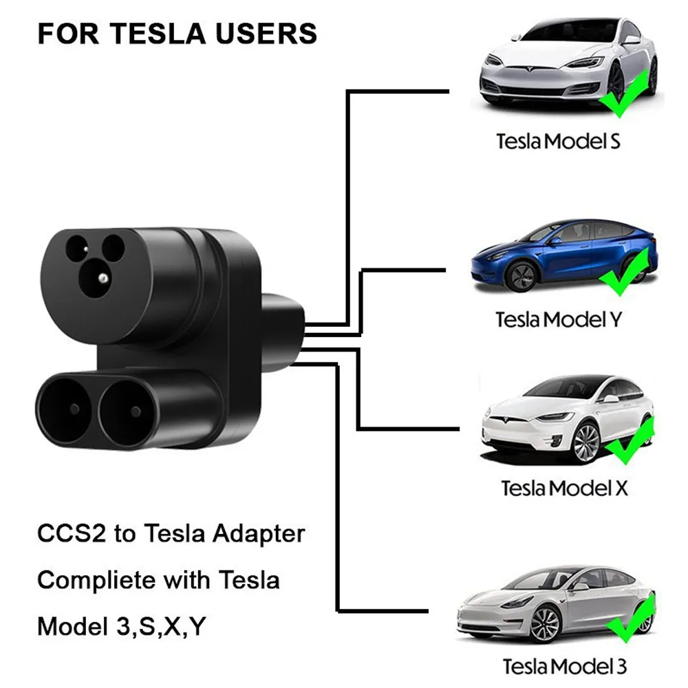 DHgate.com:400A 1000V CCS2 To Tesla EV Charger Adapter - TPC Convertor ...