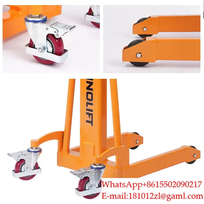 Compact Manual Lift Stacker With Portable Truck Forklift Lightweight ...