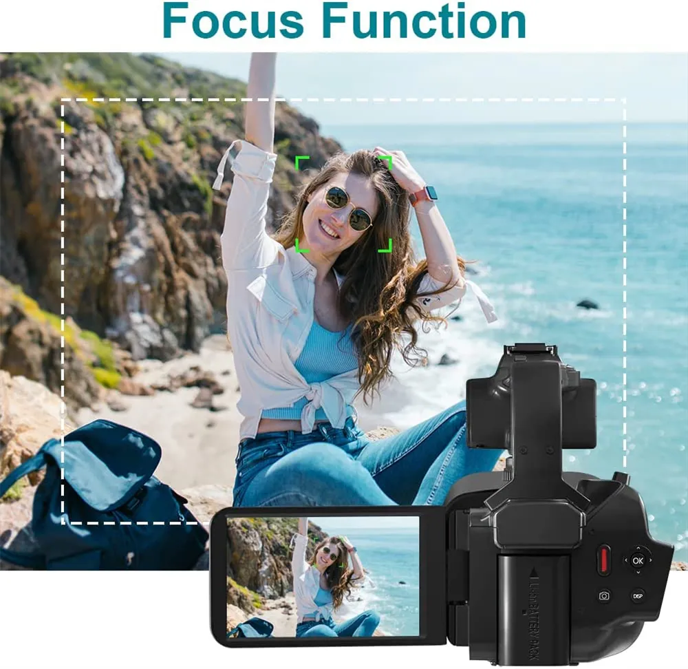 DHgate.com:Hype HD 1080p Action Camera 64MP 4K 60FPS Vlogging Camcorder ...