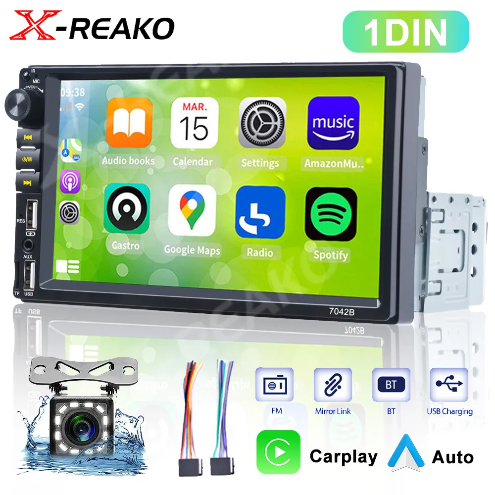 DHgate.com:X-REAKO 7" HD Capacitive Touchscreen Car Stereo with CarPlay ...