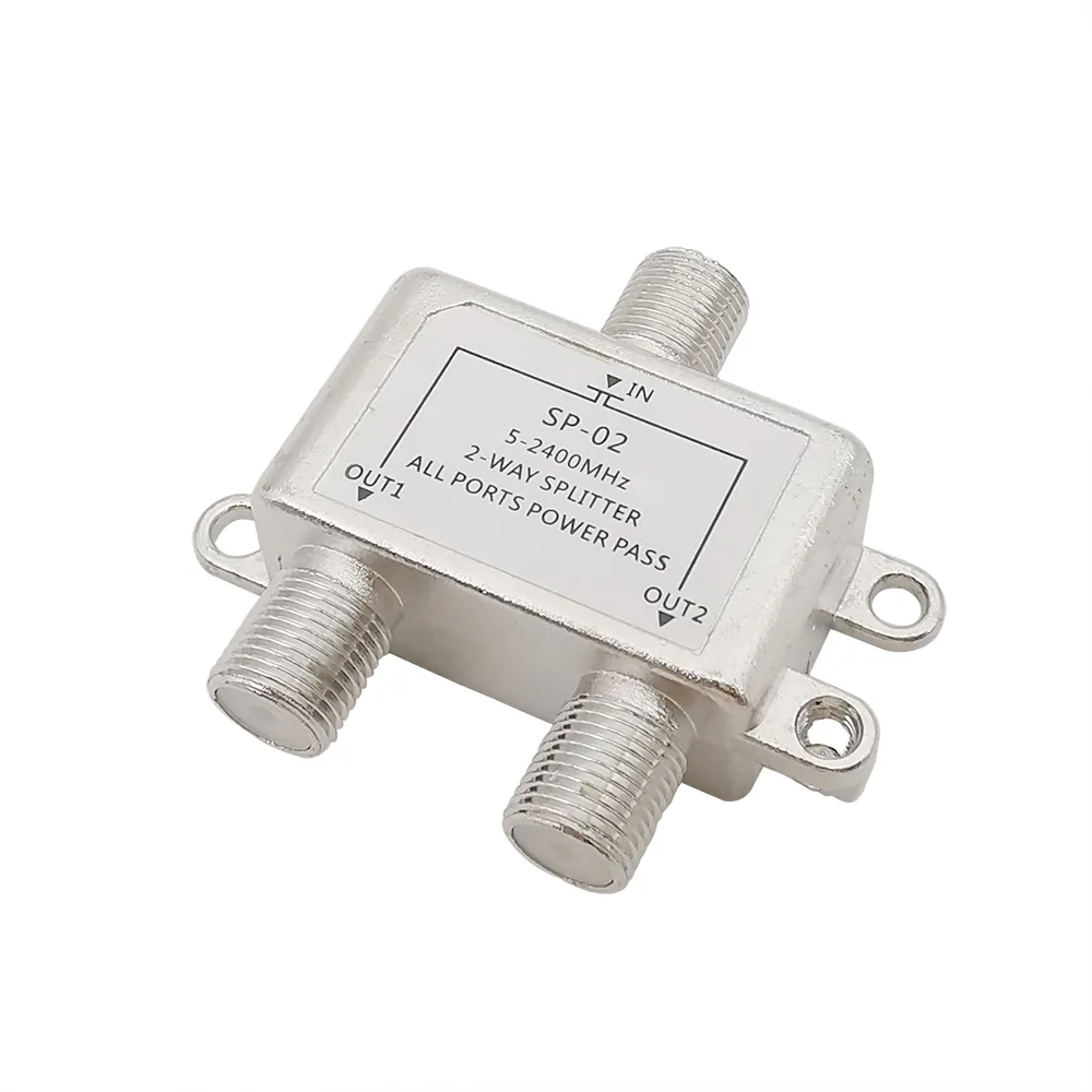 Antenna Splitter: 2 Pack TV Signal Distributor, 2/3/4 Way F Type ...
