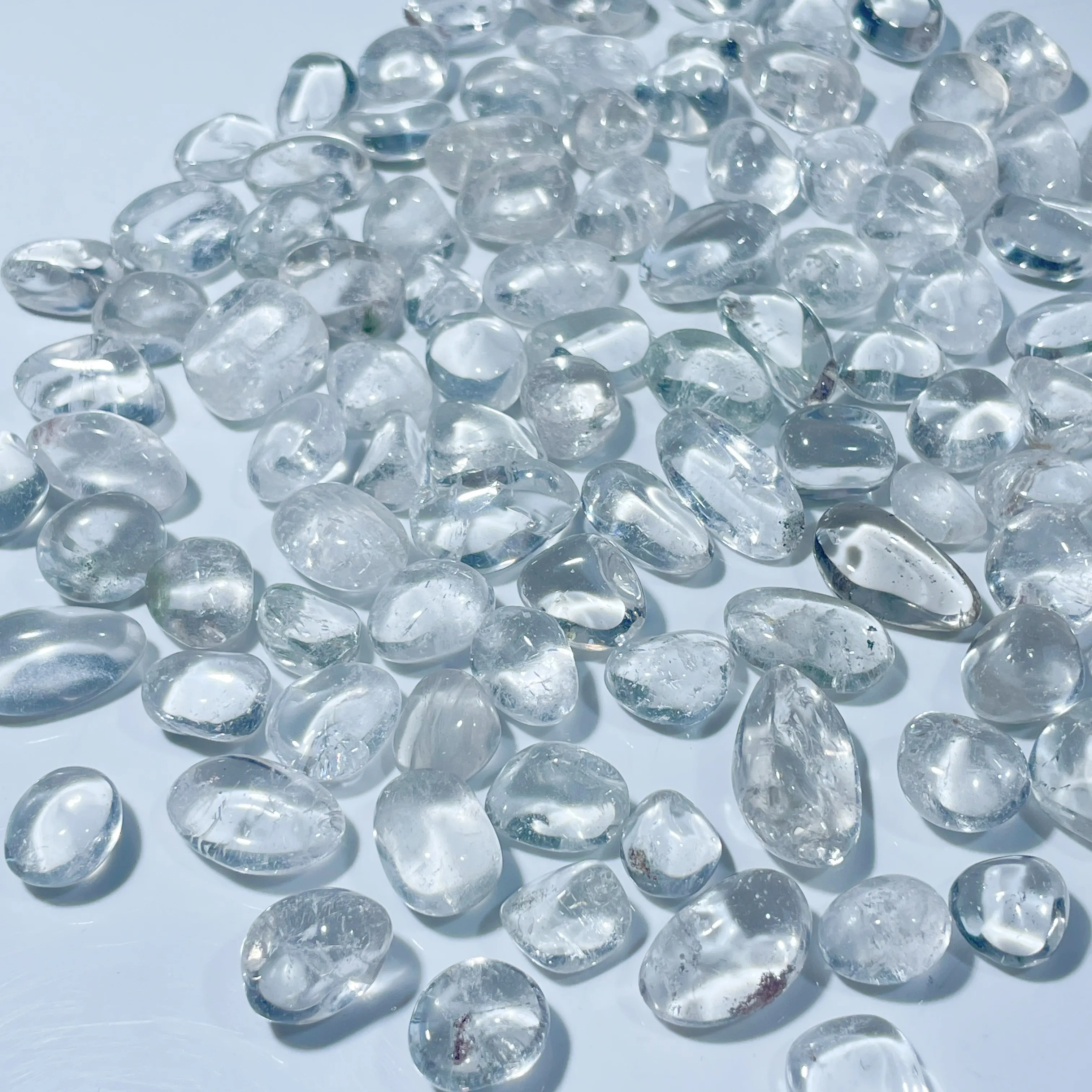 Grade AAAA Clear Quartz Chips Gravel, 1.5-2cm Big Size, Well Polished ...