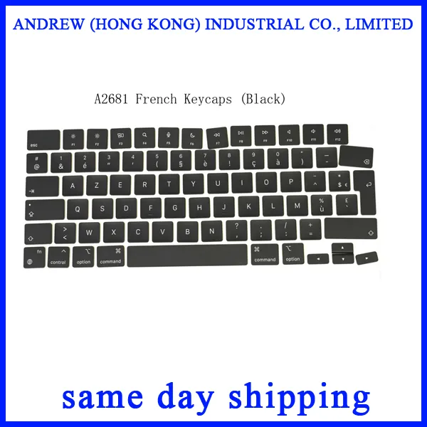 2024Macbook Air 13.6'' M2 A2681 Replacement Keycaps, Full Set Keyboard ...