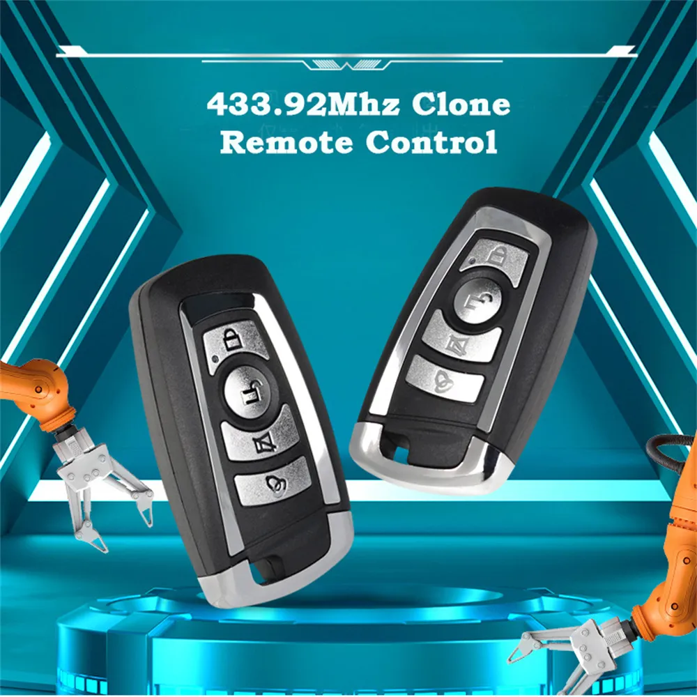 433 MHz 4-Channel Universal Cloning Duplicator Remote Control for Gate ...