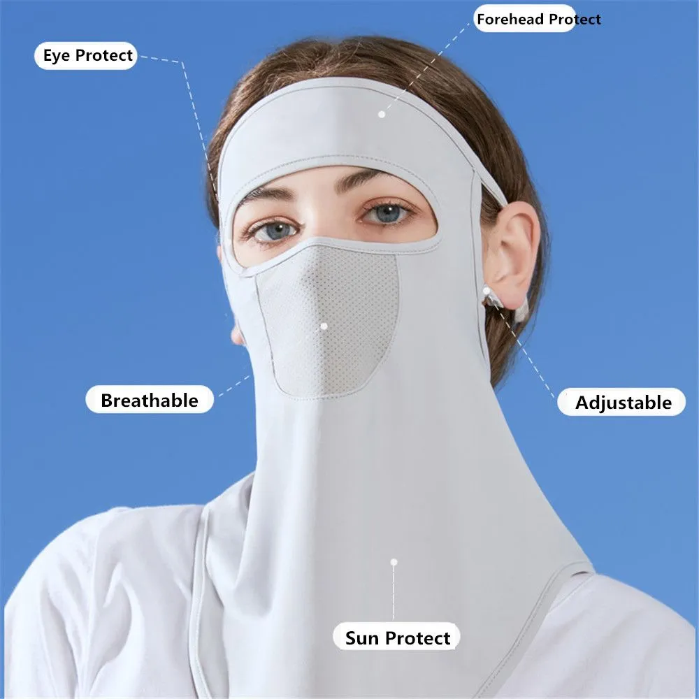 Summer Ice Silk Sunscreen Masks Breathable UV... From Ddmyjan, $31.01 ...