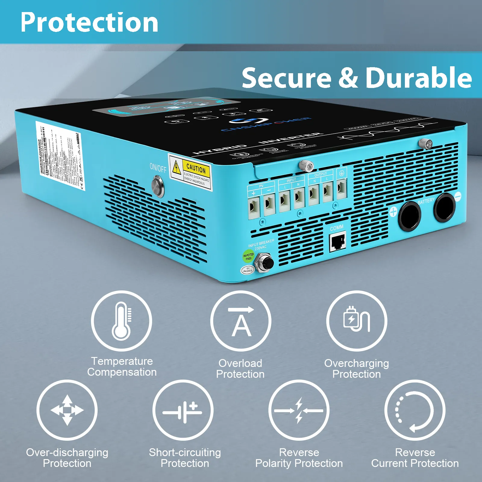 DHgate.com:4.5KW 24V Hybrid Solar Inverter MPPT 150A w/ Optional Wi-Fi ...