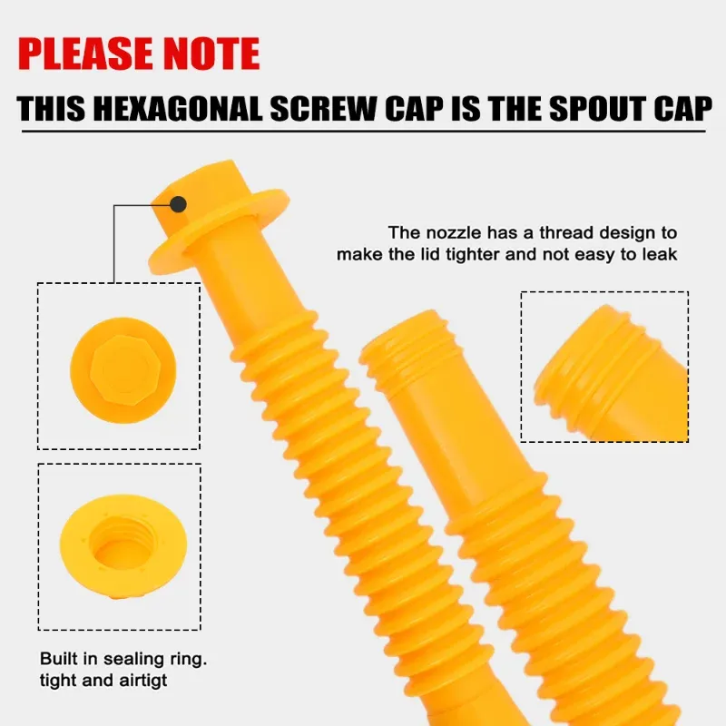 Long Stem Car Funnel Nozzle Vent emergency kit for Petrol Engine ...