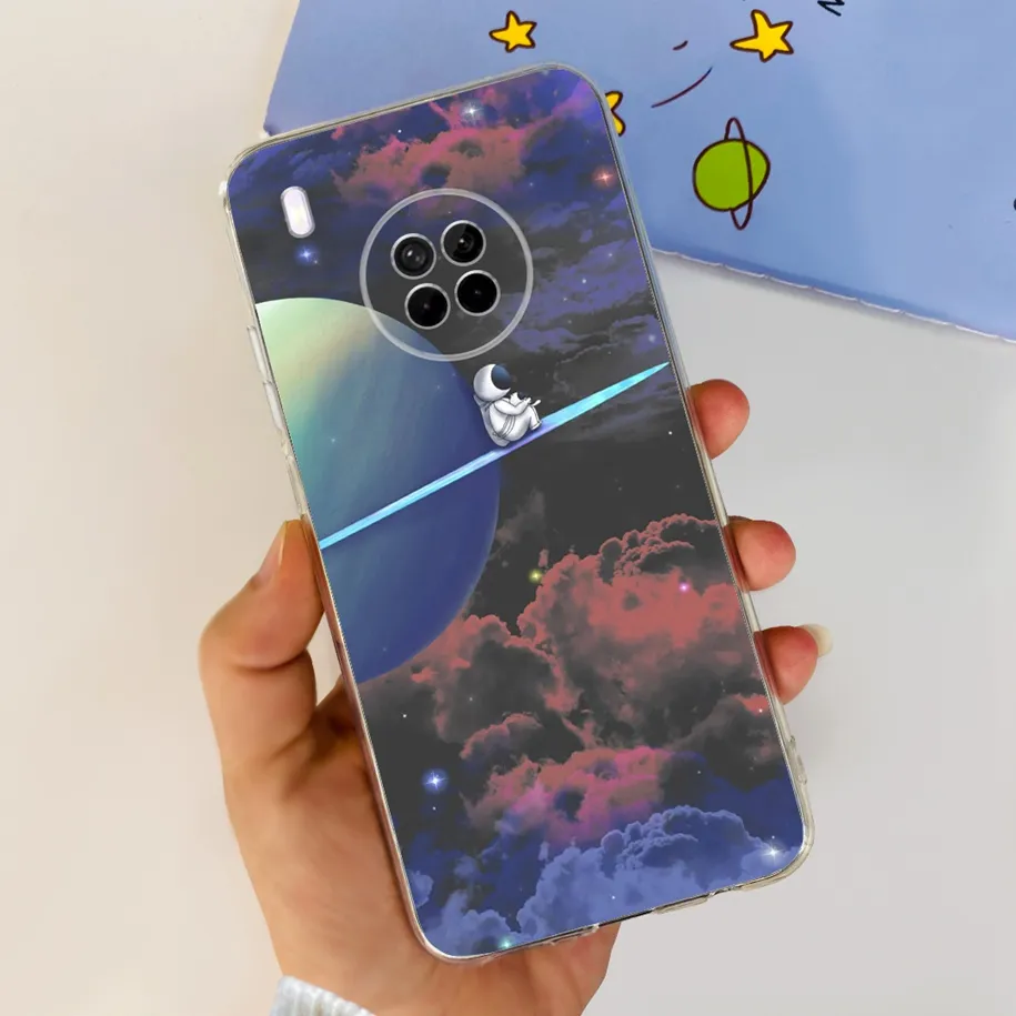 Silicone Phone Case for Huawei Y9a 6.63 in Pouch Type FRL-23 FRL-L22 ...