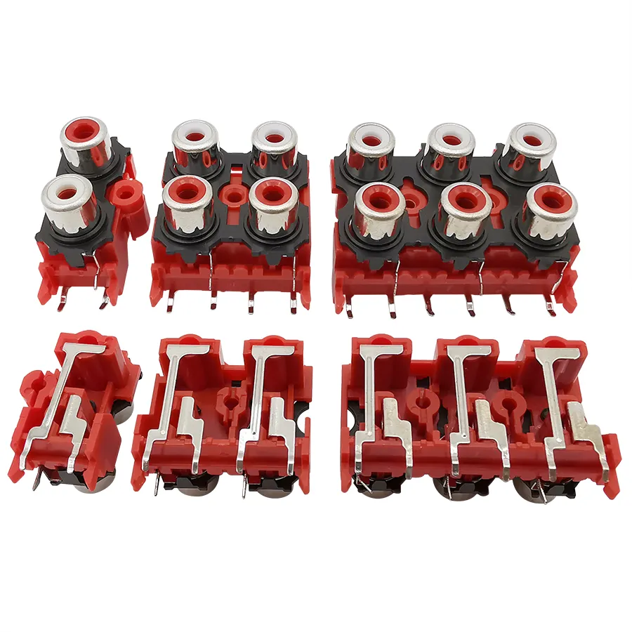 DHgate.com:5/10Pcs RCA Female Jack Connector Audio Video Input Socket ...