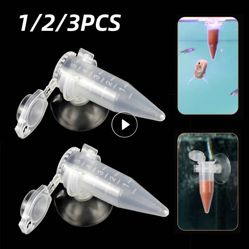 Red Worm Automatic Fish Feeder Brine With Funnel Cup Ideal For Shrimp ...