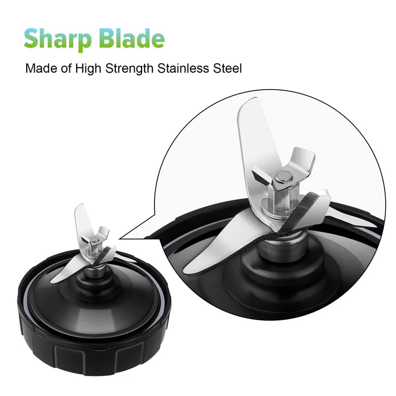 DHgate.com:Ninja Replacement Blades: 7 Extractor Fins with Rubber Washer for Nutri Ninja Auto-IQ ...