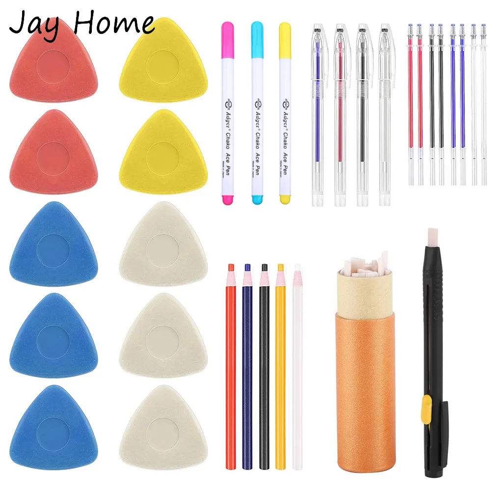 Sewing Fabric Chalk Pencil Heat Erasable Fabric Marker Pen for Quilting ...