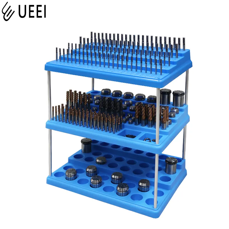 Compartment Tool Box Durable Plastic Milling Cutter Storage Case, Drill ...