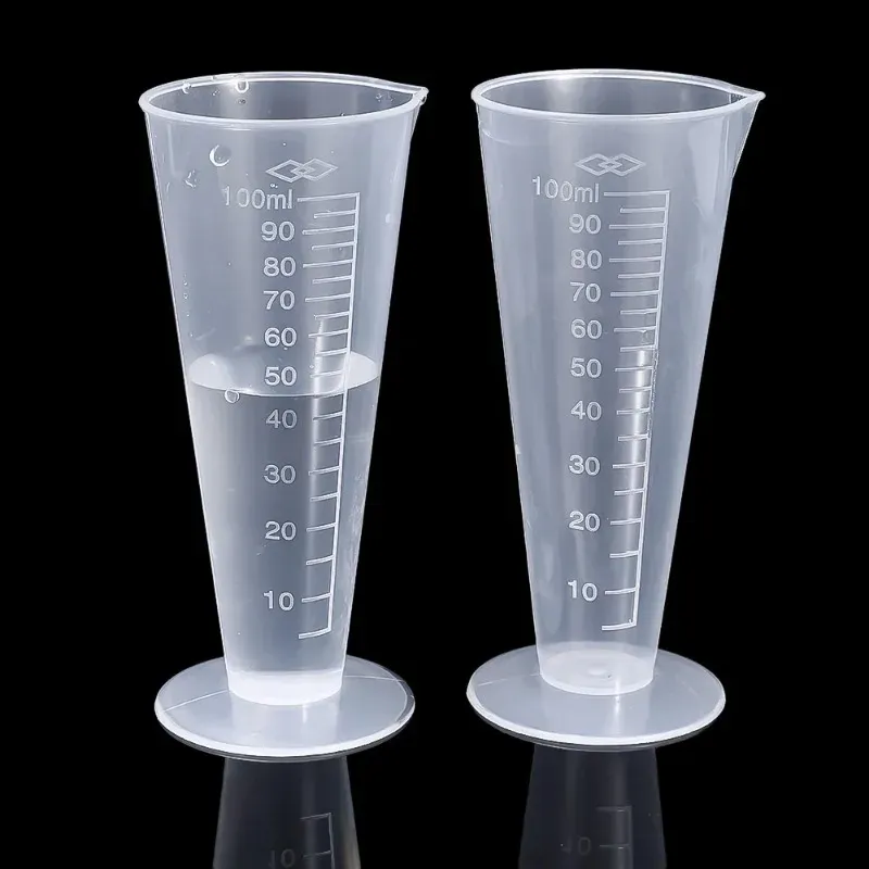 Transparent Plastic Measuring Cups with Spout for Liquid and Baking ...