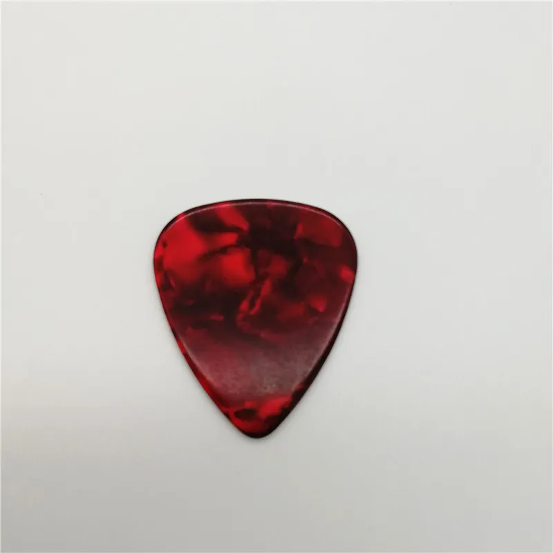 Bulk 200-Piece Set of Blank Pearloid Red Celluloid Guitar Picks ...