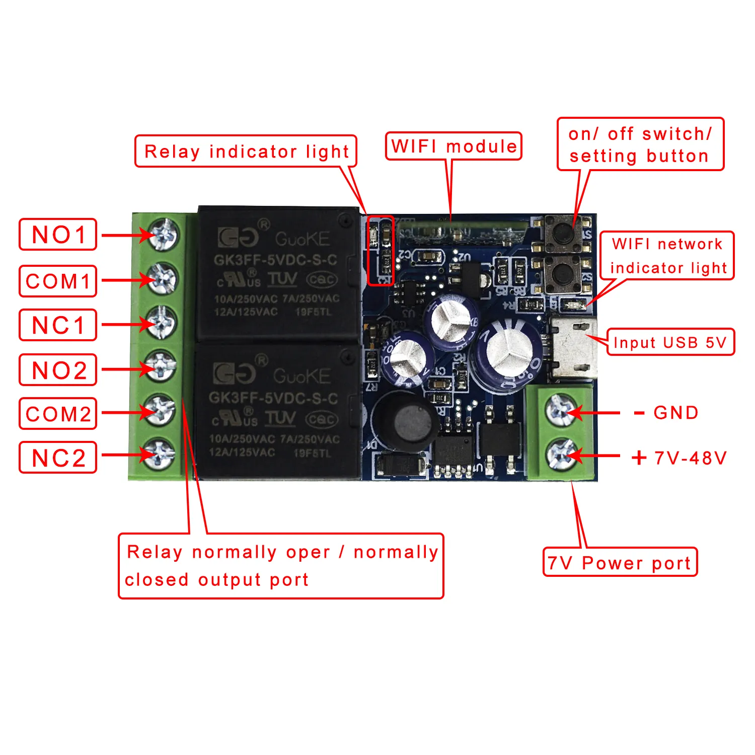 DHgate.com:2024 New QIACHIP WiFi Smart Switch, 0-250V AC USB 5V, 2.4G ...
