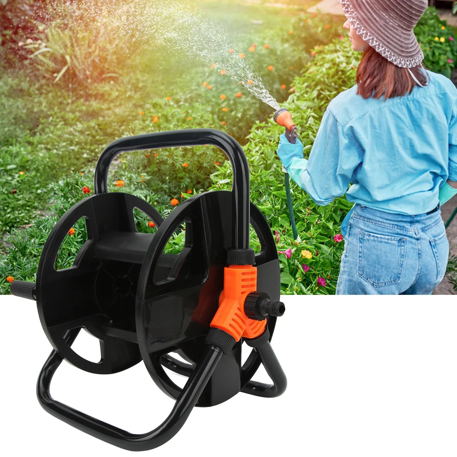 DHgate.com:ABS Single-Arm Wall Mounted Hose Reel: Space-Saving Garden ...