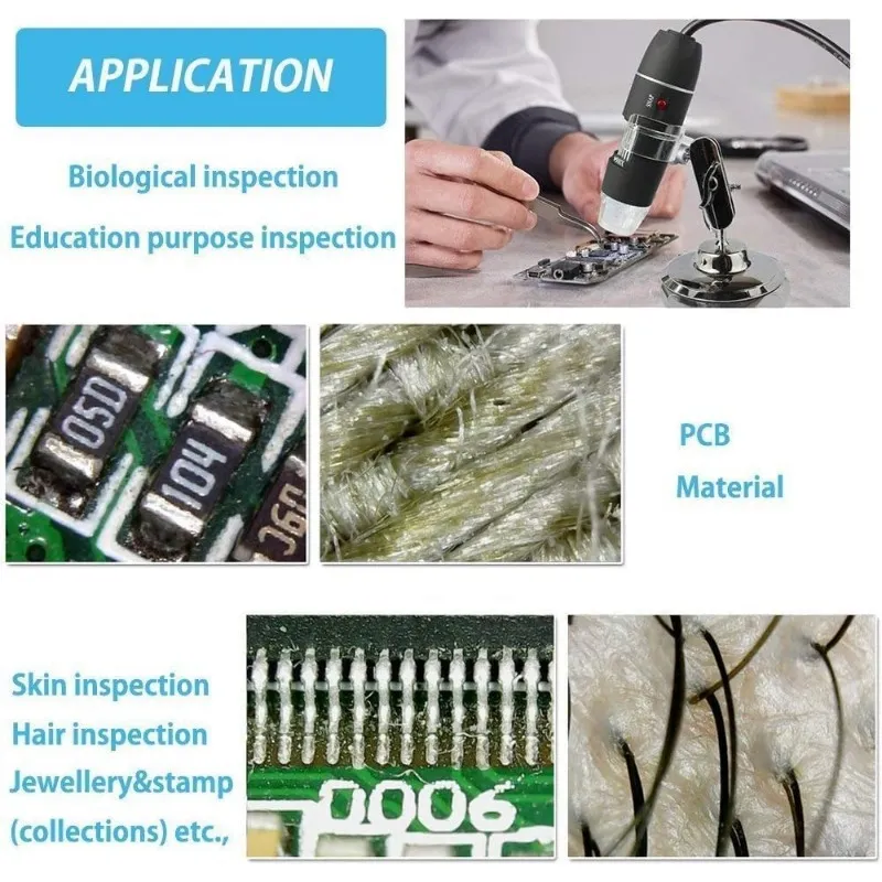 DHgate.com:50X-1600X USB Digital Microscope Endoscope Camera with Metal ...