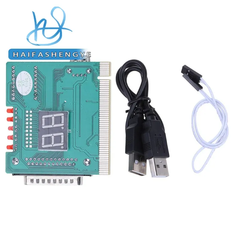 4-Digit diagnostic monitor for PC Motherboards with AK PCI & ISA Tester ...