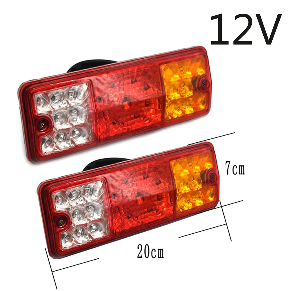 Electric Vehicle Tricycle Taillight Brake Turn Signal Indicator Lamp ...