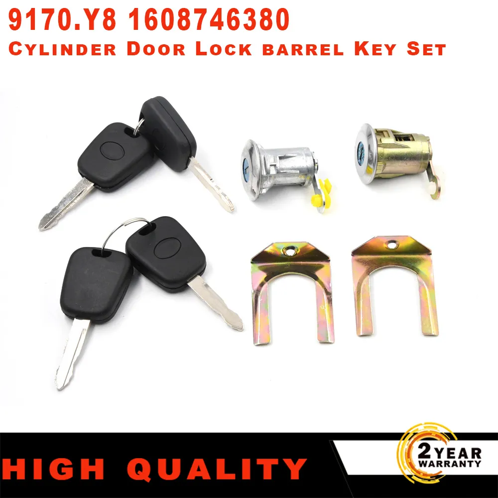 Peugeot Citroen C1 Toyota Aygo C3 Cylinder Door Lock Barrel hex key ...