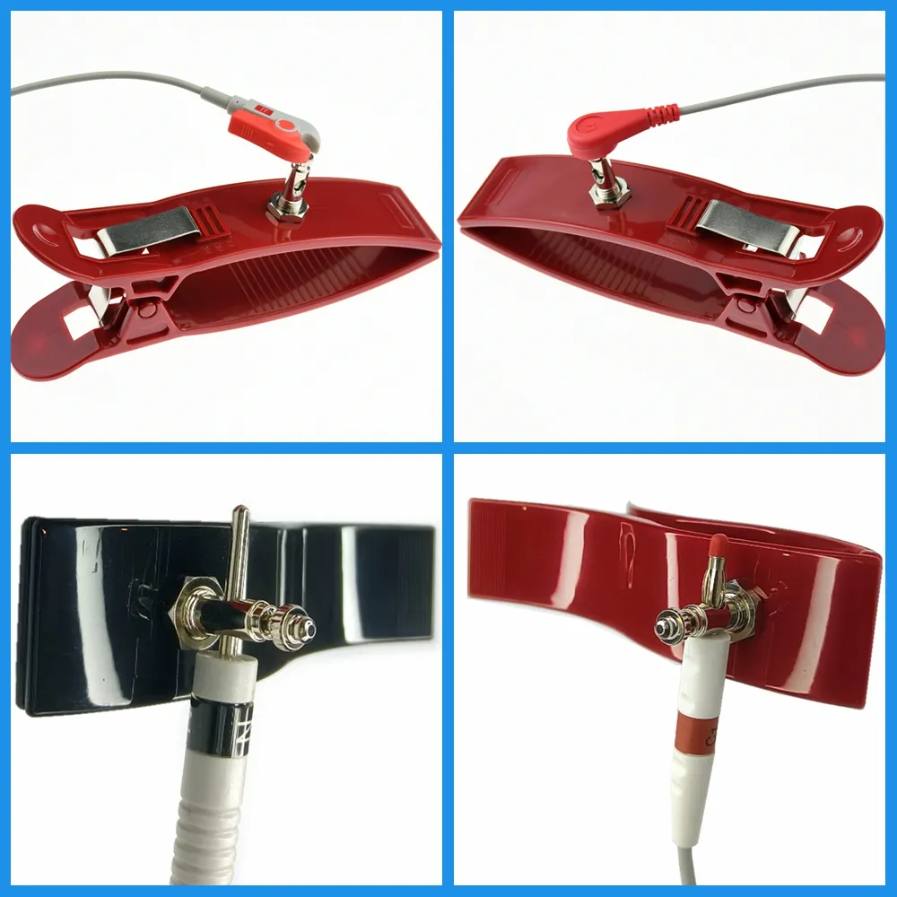 Universal Nickel-Plated EKG Clamps 4 Pack | Double-Purpose 3.0 & 4.0mm ...