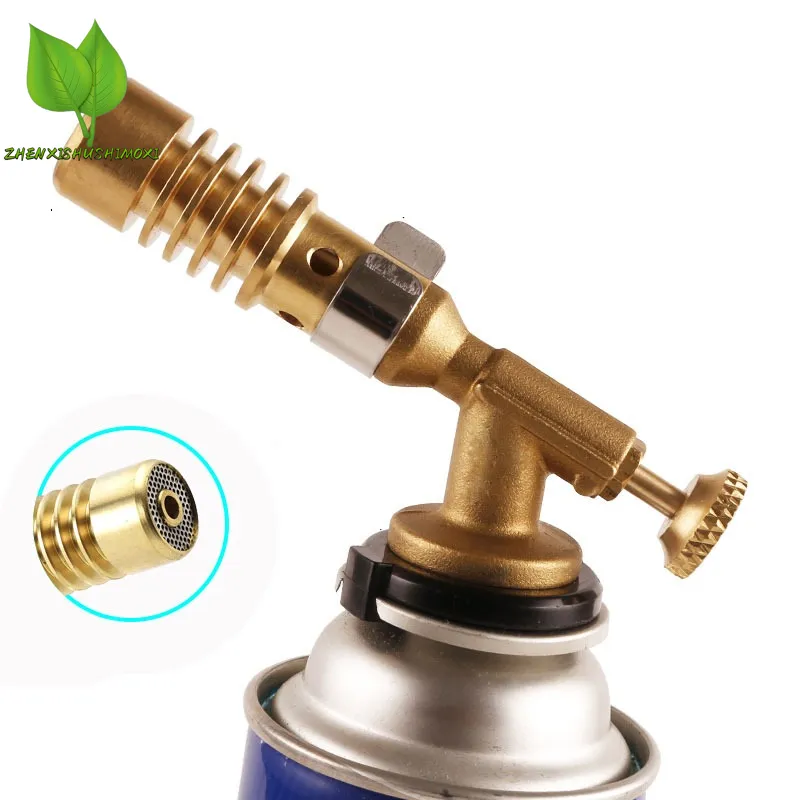 Portable Brass Welding Torch Flame Gun with Propane Tank for Plumbing ...