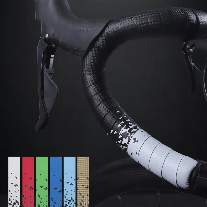 Gradient Color Comfort Road Bike Handlebar Tape Anti-Slip Wrap Bicycle ...