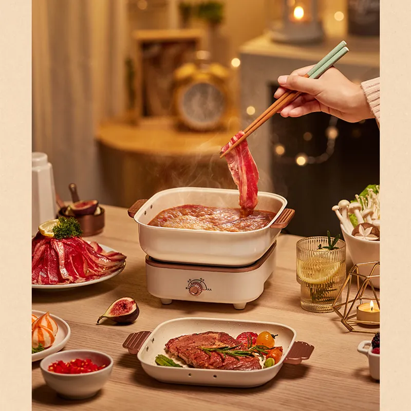 DHgate.com:Electric Foldable Cooking Pot: 800W Multifunctional Portable ...